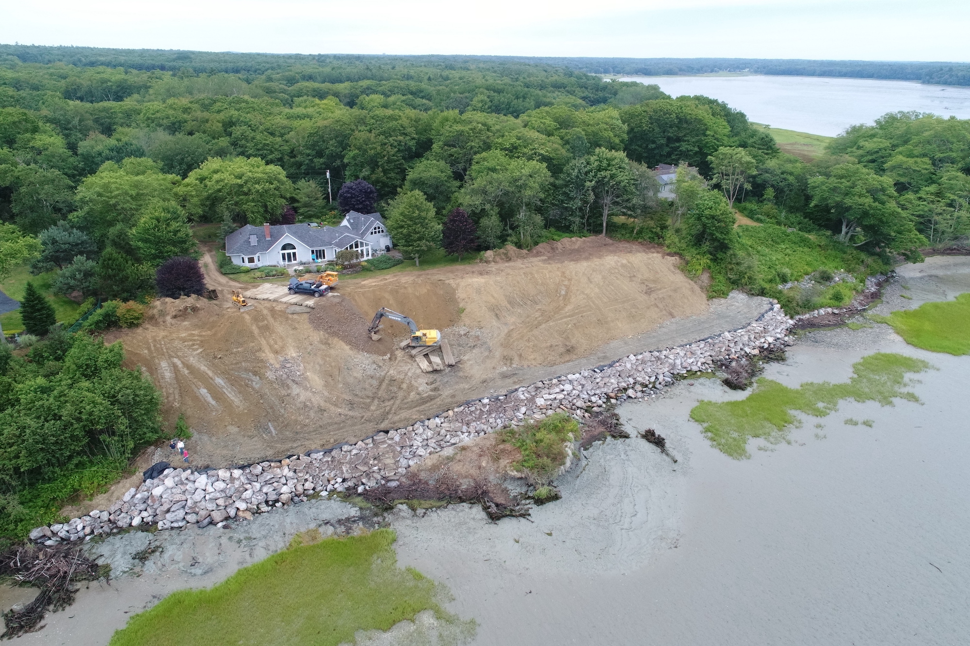 Unstable Bluff Stabilization - Walsh Engineering